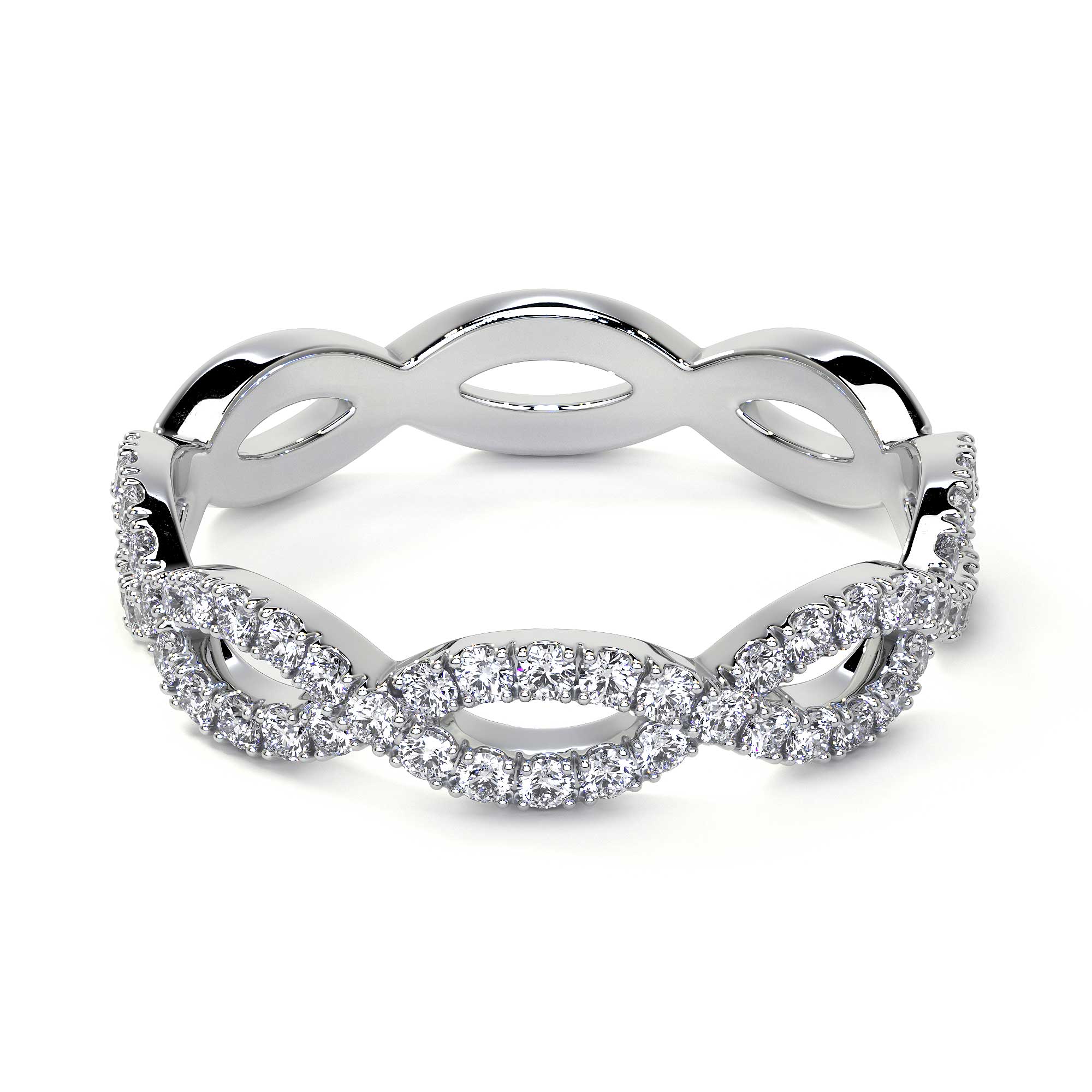 Infinity Diamond Pave Ring, 0.32 CT – Leviev